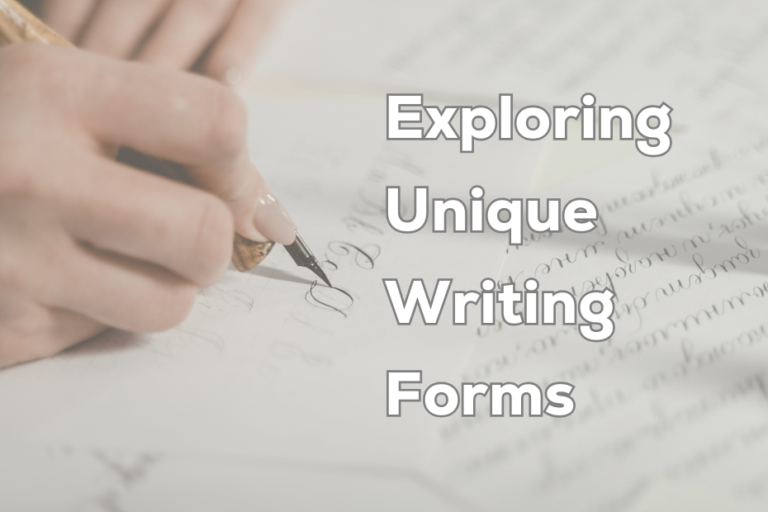 Unique Writing Forms: A Creative Guide | Atmosphere Press